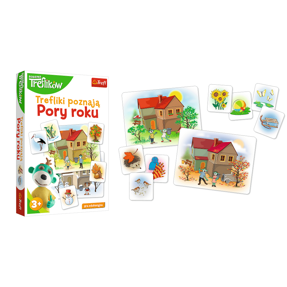 Trefliki poznają Pory roku, gra edukacyjna, Trefl - Trefl | Sklep EMPIK.COM