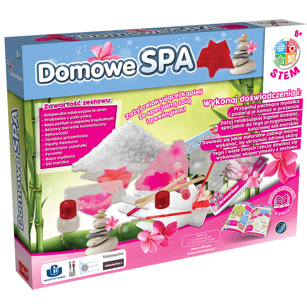 Domowe SPA - zestaw naukowy dla dzieci od Science4you